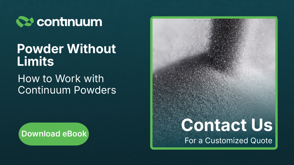Powder Without Limits: How To Work With Continuum Powders | Continuum ...