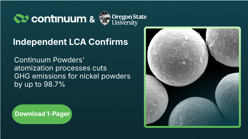 Nickel Powder, Reimagined: OSU LCA Confirms Up To 98.7% Lower GHG ...